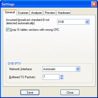 TransEdit - Settings Window